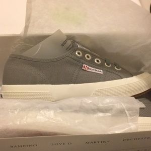 Superga | Shoes | Brand New Gray Superga Sneakers | Poshmark